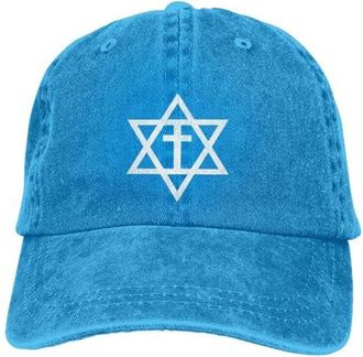 Generic Casquette de baseball, casquette d&eacute;t&eacute;, visi&egrave;re solaire, &eacute;toile de David classique, hip-hop, chapeau de cowboy croix, chapeau &agrave; visi&egrave;re, cadeau