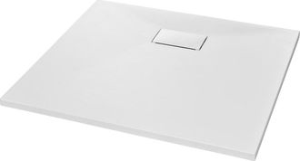 vidaXL Piatto Doccia In Smc Bianco 90x80 Cm - Vidaxl