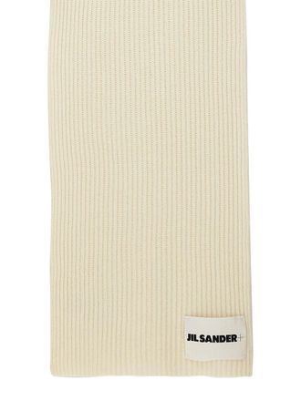 Jil Sander Wool Scarf - Beige