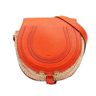 Chlo&eacute; Pre-owned Raffia Umh&auml;ngetasche - - Pre-owned - Damen - Orange - ONE SIZE