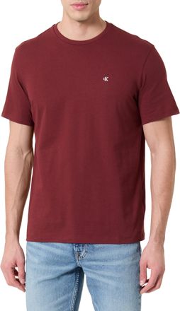 Calvin Klein Herren Ss Classic Monogram Tee Lv04Rd254G T-Shirts, RED (Mocha Moment), L
