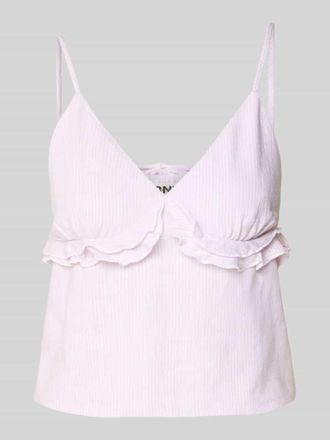 Only Regular Fit Tr&auml;gertop aus Viskose-Leinen-Mix Modell SIESTA