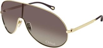 Chlo&eacute; Sonnenbrille Ch0283S 002 - - Accessories - Damen - Gelb - ONE SIZE