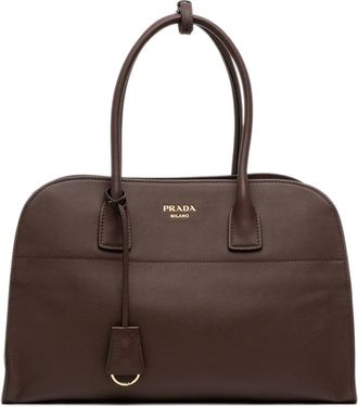 Prada Shopper - Large Leather Tote - Gr. unisize - in Braun - f&uuml;r Damen