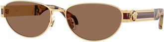 Versace Lunettes de soleil oeil de chat - Femme - Accessoires - Jaune - Taille: 56 MM