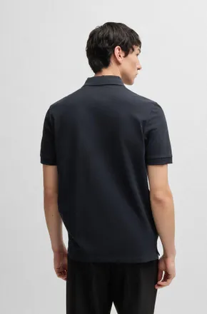 HUGO BOSS Poloshirt Dereso Slim Fit, Kurzarm, HUGO Weblabel