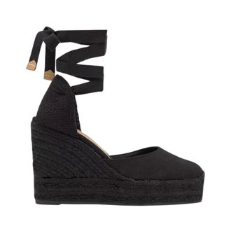 Castaner Femme, Chaussures, Noir, Taille: 38 EU Carina Wedge Espadrille