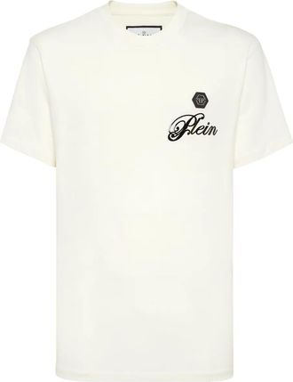 Philipp Plein t-shirt à logo imprimé - Blanc