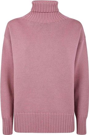 Drumohr Pull Col Roul&eacute; - Rose