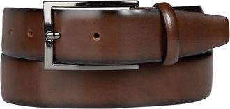 Lindenmann Herren Gürtel braun Glattleder