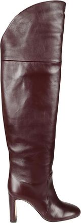 Stuart Weitzman Stiefel - Babette Over The Knee Tubo 85 Boots Red - Gr. 36,5 (EU) - in Rot - für Damen
