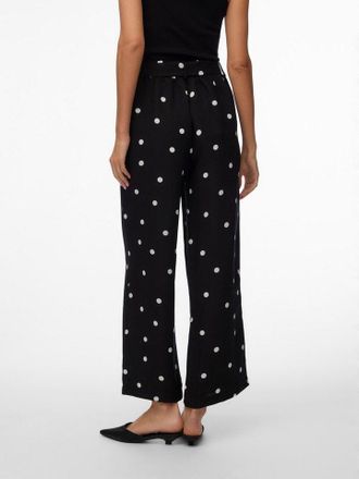 Vero Moda Schlupfhose VMJOAN HW WIDE PANT WVN BTQ Viskosemischung
