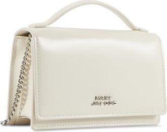 Marc Jacobs Sac &agrave; bandouli&egrave;re mirror mini en cuir verni