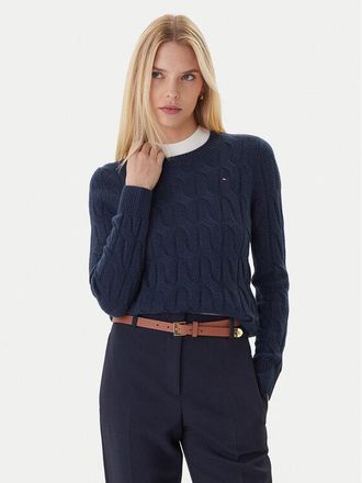 Tommy Hilfiger Pullover WW0WW43586 Dunkelblau Regular Fit