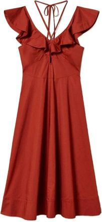 Twinset Femme, Robes, Brun, Taille: 40 FR Twin-set Robes