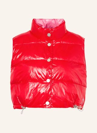 Frieda & Freddies Frieda & Freddies Cropped-Steppweste Maddy Zum Wenden schwarz