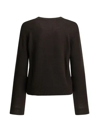 Lisa Yang Cashmere Crewneck Sweater - Brown