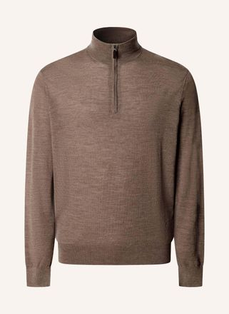 Hackett Pullover Ess Merino Hzip beige