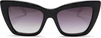 Karl Lagerfeld Sonnenbrille mit Cat-Eye-Gestell - Nude