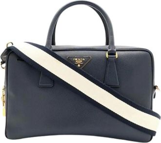 Prada Sac bandouli&egrave;re vintage doccasion - Femme - Pre-owned - Bleu - Taille: ONE Size