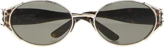 Saint Laurent Womens Ysl Sl 919 Sng Silverhavanagrey Occhiali Da Sole Exterior: Acetate Sunglasses