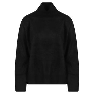 Max Mara Pull Col Roul&eacute; Danza Bross&eacute; - Femme - Pulls - Noir - Taille: 38 FR