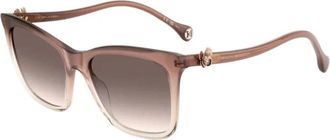 Carolina Herrera Femme, Accessoires, Rose, Taille: 55 MM 0394/G/S Fwm/3X Lunettes de soleil
