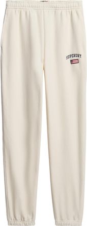 Superdry Damen Athletic Essential Boyfriend Jogginghose Wüstenknochen Wollweiß 36