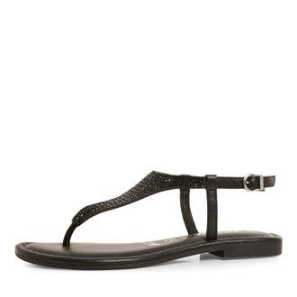 Tamaris Sandalette Damen Flach schwarz,EU 41