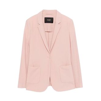 Seventy Femme, Vestes, Rose, Taille: 38 FR Single-breasted Blazer