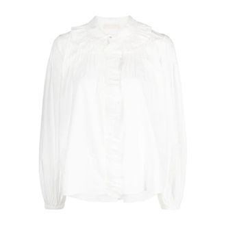 Ulla Johnson Elegante Beige Bluse - - Blouses & Shirts - Damen - Wei&szlig; - L