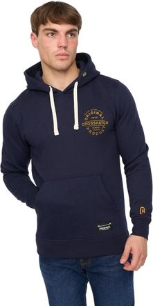 Crosshatch Cresswell Kapuzenpullover f&uuml;r Herren (Marine)