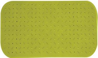 MSV Premium Duschmatte Badematte Badewannenmatte Badewanneneinlage antibakteriell rutschfest mit Saugnäpfen-Grün-duftet nach Rosen-ca. 36 x 65 cm-waschbar