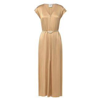 Forte_Forte Damen, Kleider, Beige, XSGr&ouml;&szlig;e