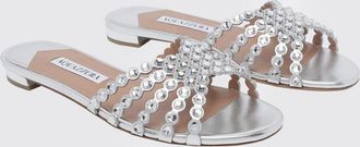 Aquazzura Sandales &agrave; Talons AQUAZZURA Femme couleur Argent