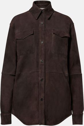 The Row Hemdjacke Gwena aus Veloursleder