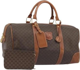 Celine Pre-owned Vintage Boston Bag - Femme - Pre-owned - Brun - Taille: ONE Size