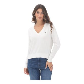Tommy Jeans Damen, Strickwaren, Wei&szlig;, XLGr&ouml;&szlig;e