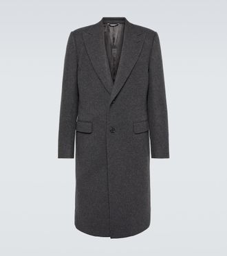 Dolce & Gabbana Manteau en laine mélangée