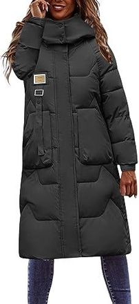 Generic Doudoune Chauffante Femme Puffer Jacket Blouson Doudoune Duvet Plume Oversize Doudounes De Randonn&eacute;e Femme Doudoune Chaude Matelassee Capuche Pour Aut