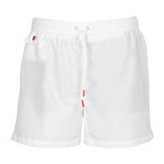 Kiton Swim Trunks Regular Solid - - Swimwear - Herren - Wei&szlig; - 3XL