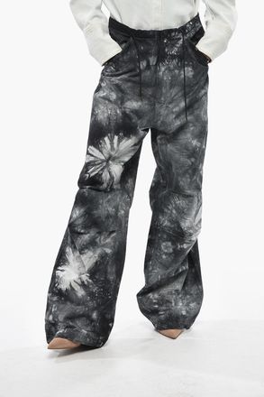 Darkpark Weitbeinige Hose DAISY im Acid-Wash-Effekt Darkpark