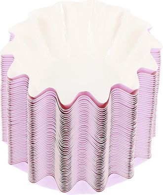 Angoily 50 St&uuml;ck Hitzebest&auml;ndige Pet Wachsschmelz Einlagen f&uuml;r Elektrische Duftlampen und Kerzenw&auml;rmer Auslaufsichere Wachsauskleidung Violett Schutzbeschicht