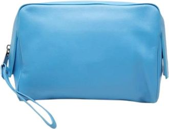 Bottega Veneta Sac bandouli&egrave;re en cuir Pre-owned - Femme - Pre-owned - Bleu - Taille: ONE Size
