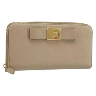 Prada Pre-owned Long Wallet - - Pre-owned - Damen - Beige - ONE SIZE
