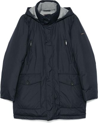 PESERICO Mantel aus Daunen - Blau