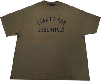 Fear of God T-Shirt mit Logo-Print - Grün