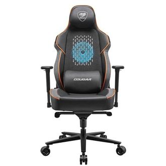 Cougar Cougar Gaming | Fauteuil Gaming | NXSYS Aero - Ventilateur ARGB de 200 mm Int&eacute;gr&eacute; - Cuir PVC Respirant - Accoudoirs 3D R&eacute;glables - Piston de Levage - 
