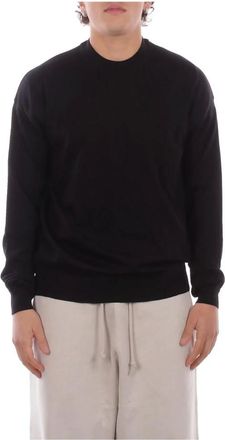 Alpha Studio Homme, Pulls, Noir, Taille: S Maille ras du cou