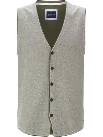 Babista Herren Strickweste Modarini khaki, 2XL (XXL) - 60/62
